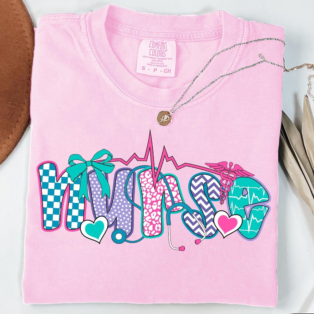 Retro Checkered Nurse PNG, Cute Coquette Nursing Png, Preppy Nurse Png ...