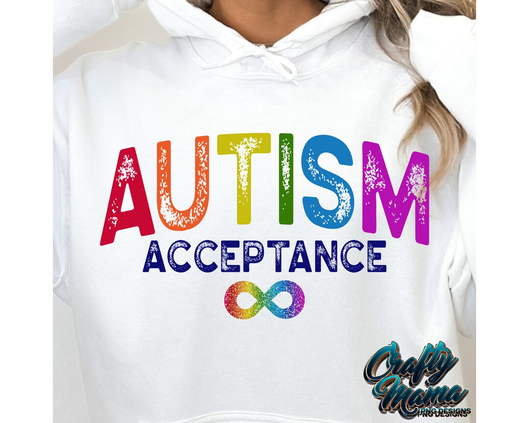 Autism Png Sublimation Design, Autism Acceptance Png, Distressed Png ...