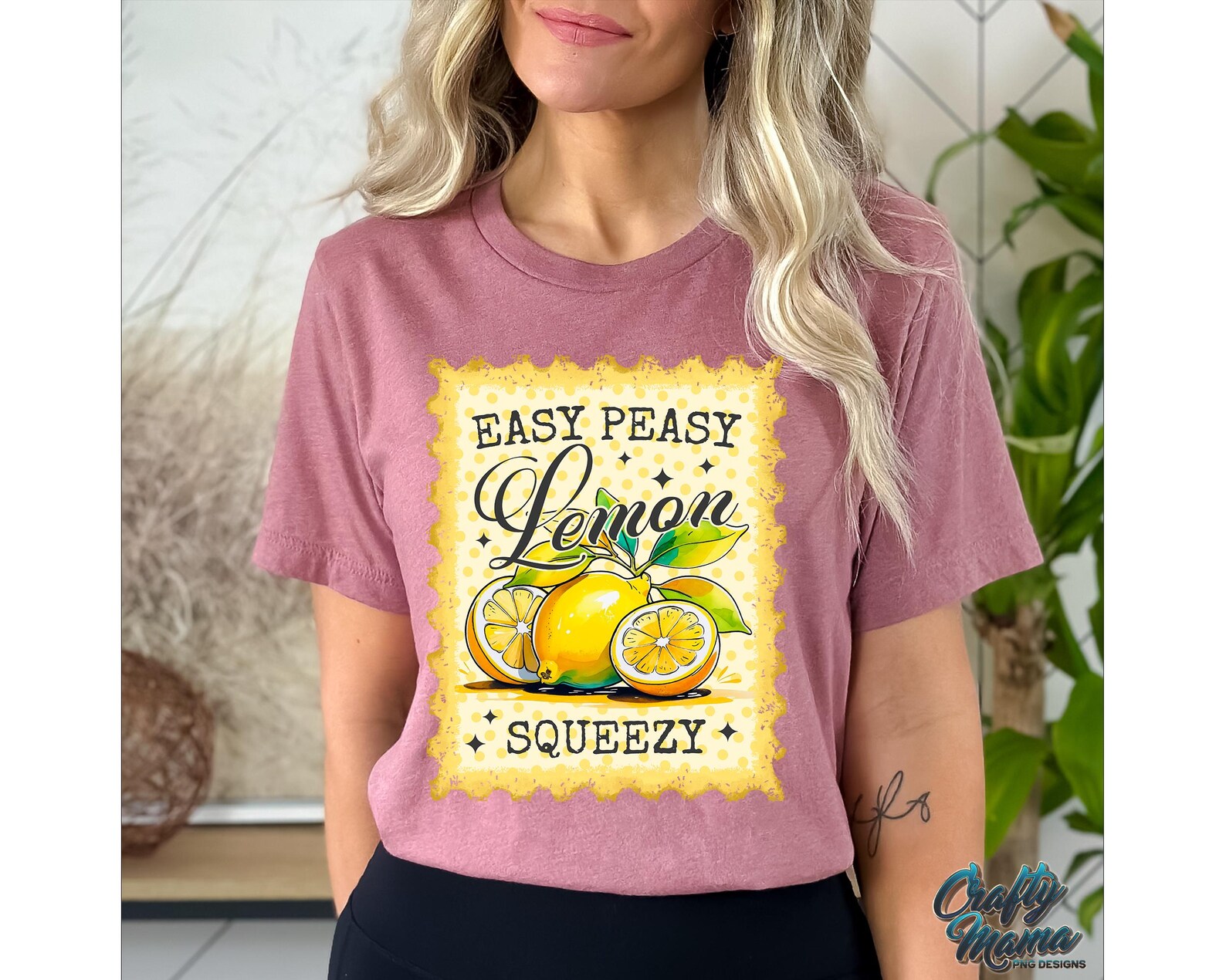 Easy Peasy Lemon Squeezy PNG, Cute Lemon Png, Lemon Stamp Png, Preppy ...