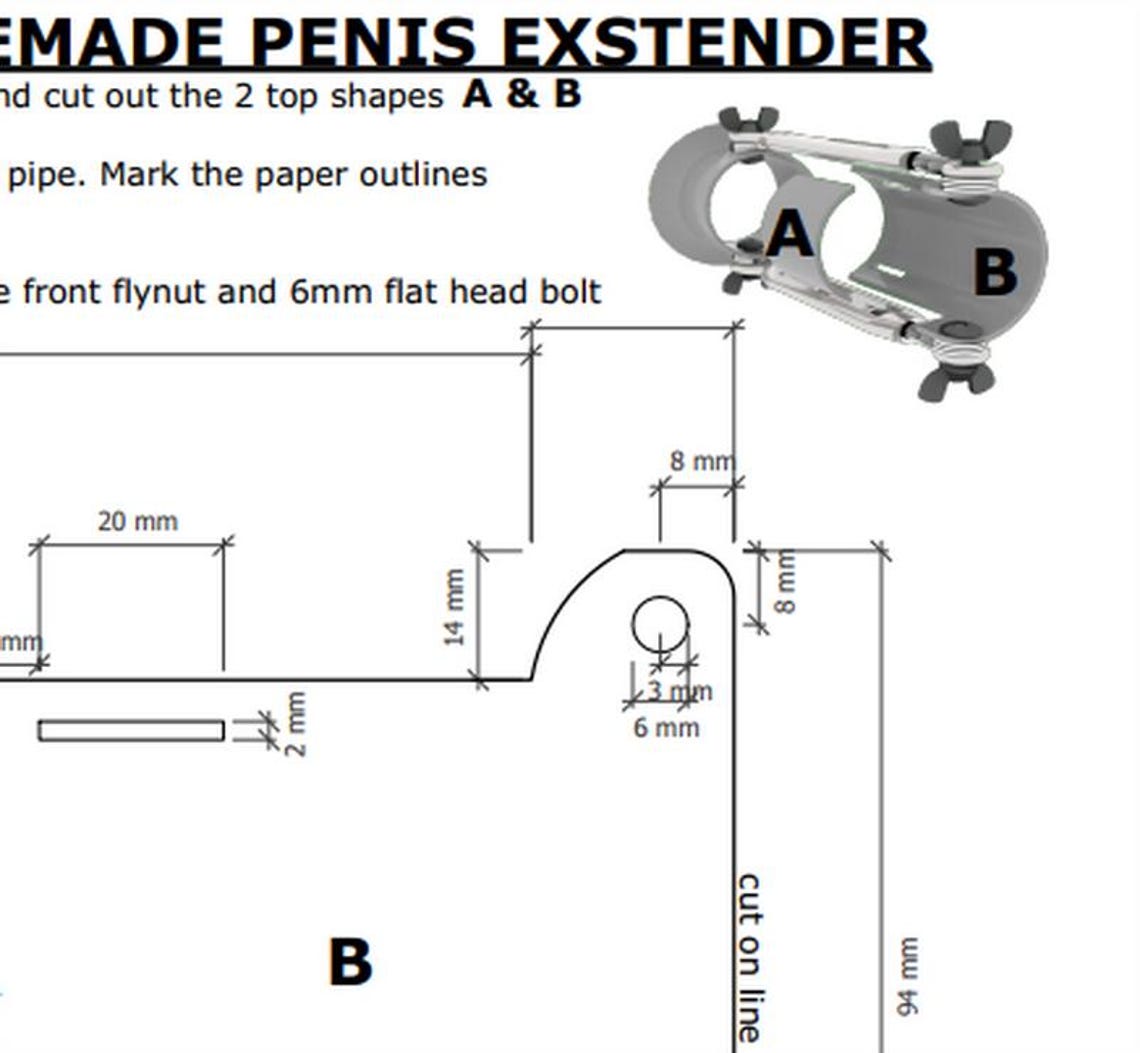 DIY Homemade Penile Stretcher / Extender Traction Device - Redesigned ...