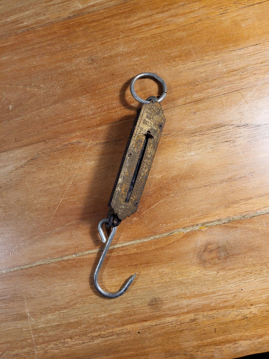 Vintage Pocket-sized Scale for Weighing Fish, Weighing Catch. Fishing ...
