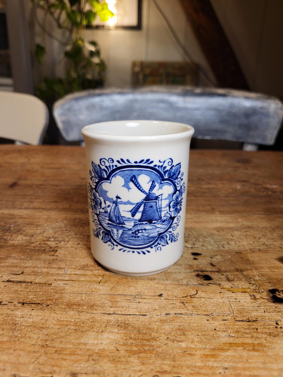 Vintage Delft Blue Mug, Porcelain. 1970s. English Ironstone Tableware ...