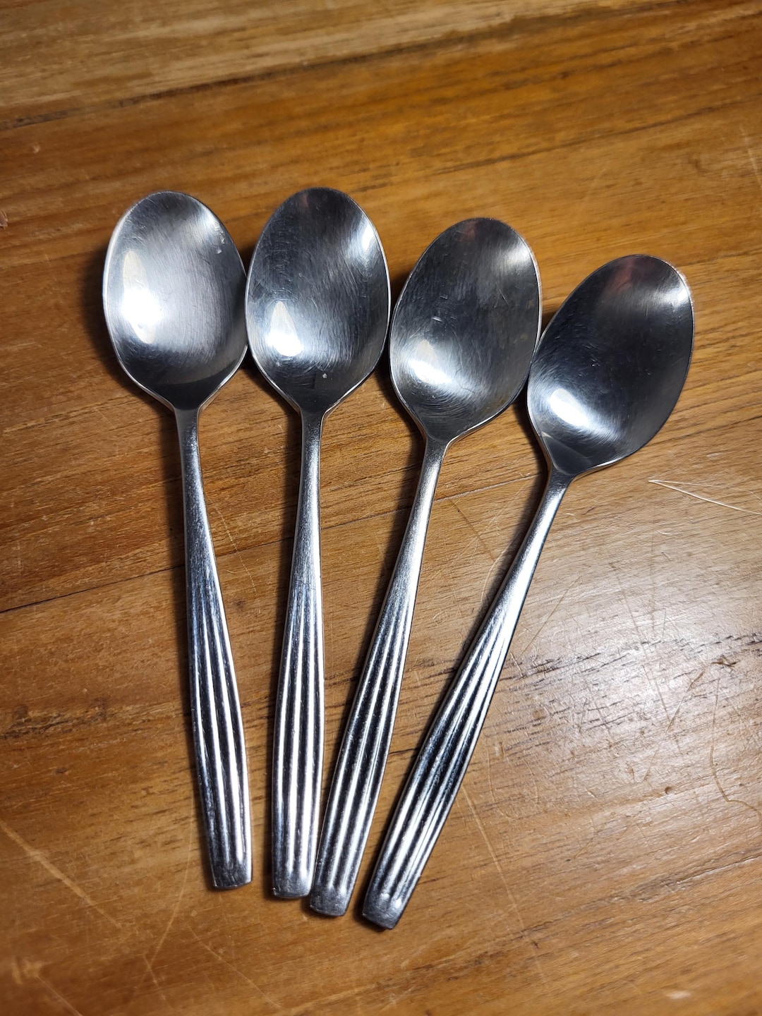 Set of 4 Spoons, Teaspoons, Coffee Spoons, and Liqueur Spoons. Gero ...