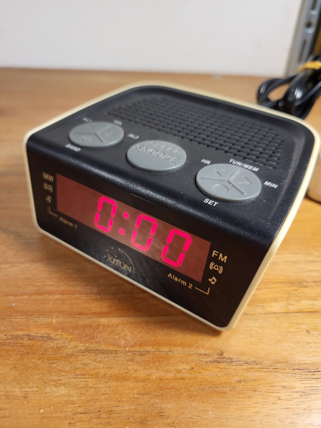 Vintage Alarm Clock, Radio Alarm Clock, Radio Alarm Clock, Digital ...