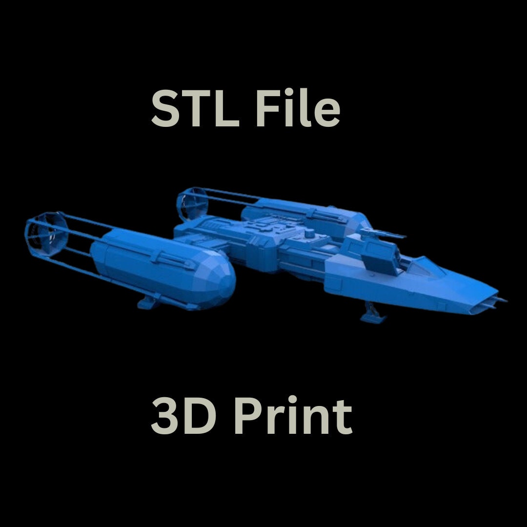 Star Wars Y-wing STL File 3D Printing - Etsy
