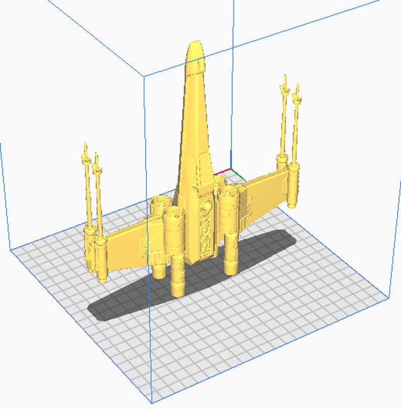 Star Wars Xwing STL File for 3D Printing - Etsy