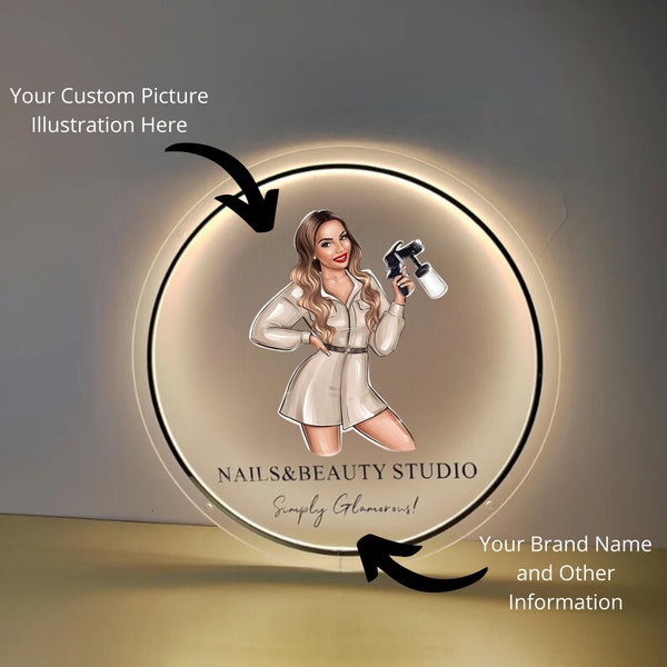 Neon Acrylic Frame - Etsy