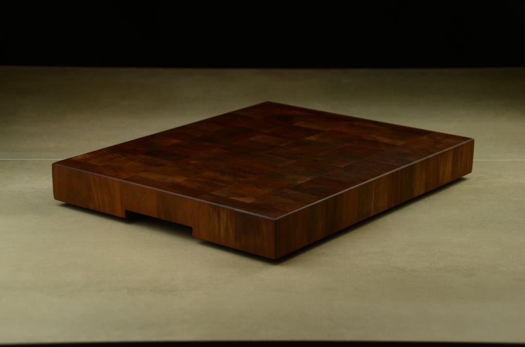 Le Noyer - French Walnut Chopping Block - Handcrafted From End Grain ...