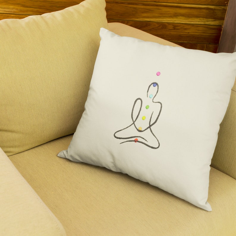 Chakras Zen Machine Embroidery Design, Zen Gift, 5 Sizes, Satin, Stitch ...