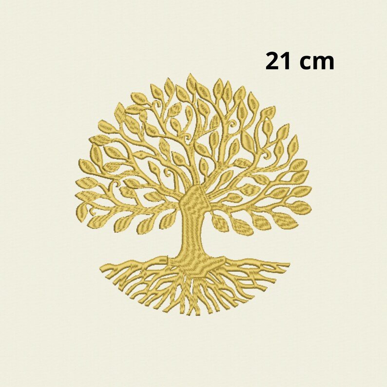 Tree of Life Zen Machine Embroidery Design, Zen Gift, 1 Size, Satin and ...