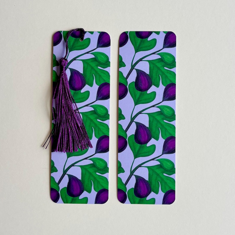 Handmade Fig Fruit Bookmark for Readers - Etsy