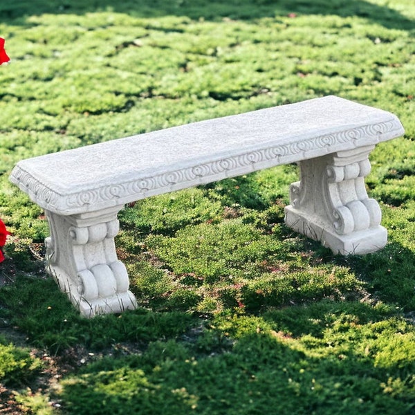 Concrete Bench - Etsy