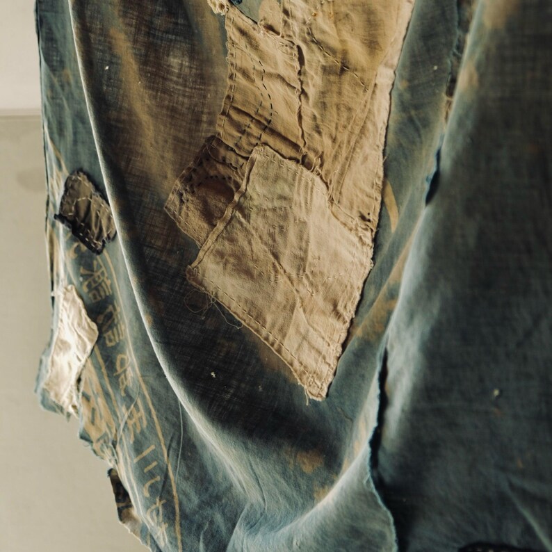 Vintage Japanese Furoshiki Boro Indigo Dyed Textile - Etsy