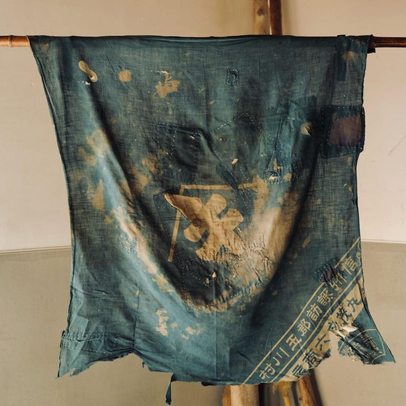 Vintage Japanese Furoshiki Boro Indigo Dyed Textile - Etsy