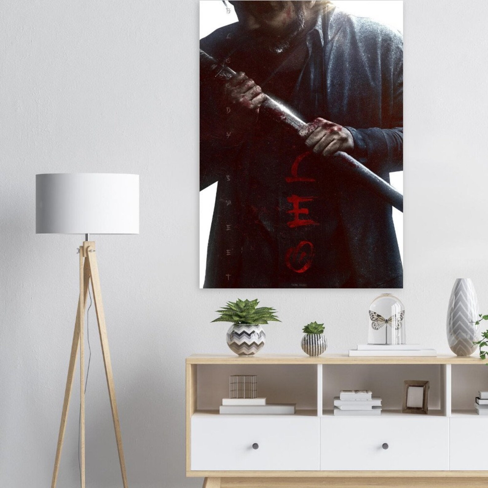 Leo Poster, Thalapathy Vijay Poster, Japanese Style, Tamil Poster ...