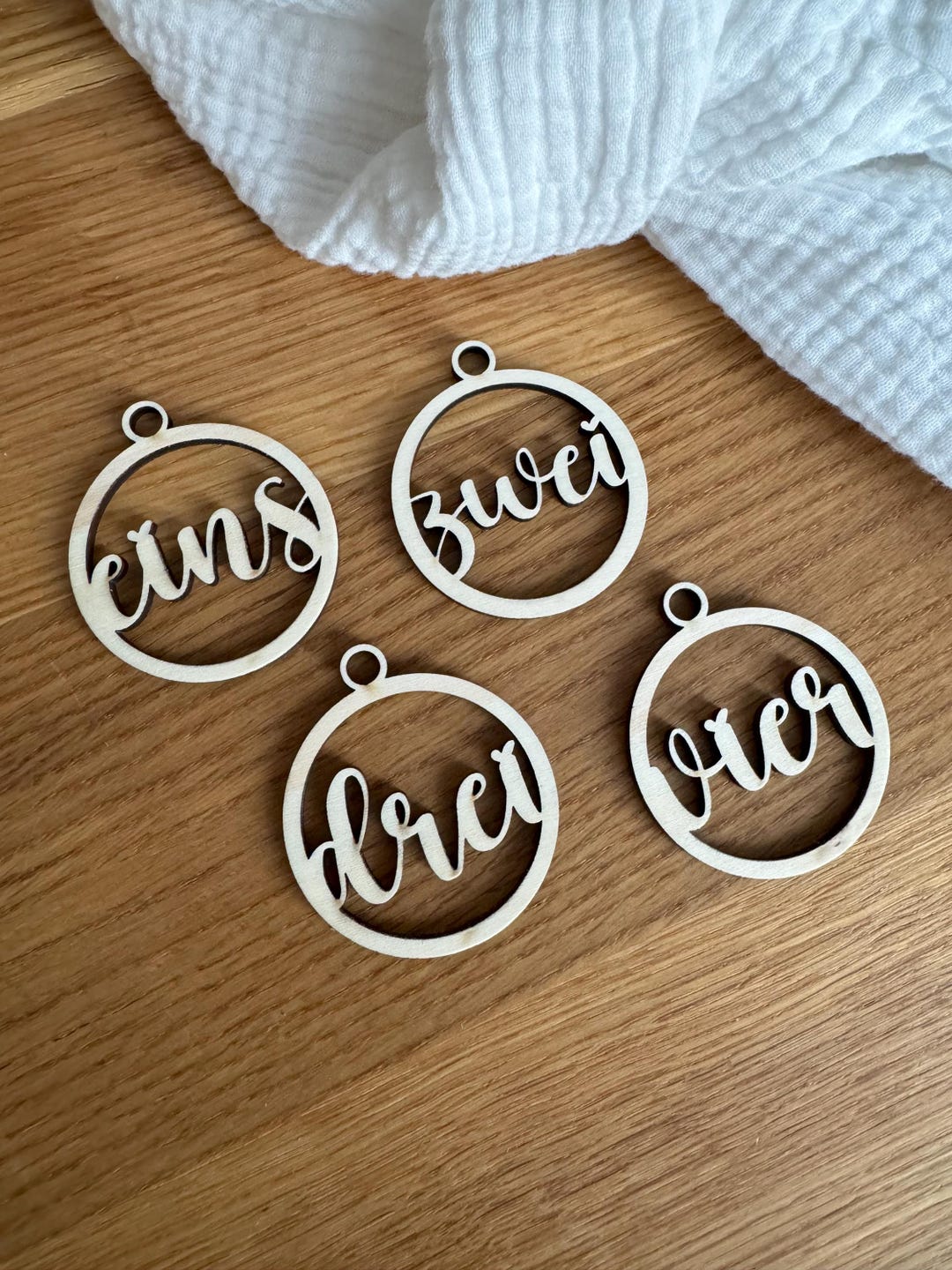 Advent Wreath Numbers Wooden Numbers for Advent Wreath Candle Labels - Etsy