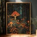 Goblincore Dark Enchanted Print, Fairycore Woodland Decor Poster or ...