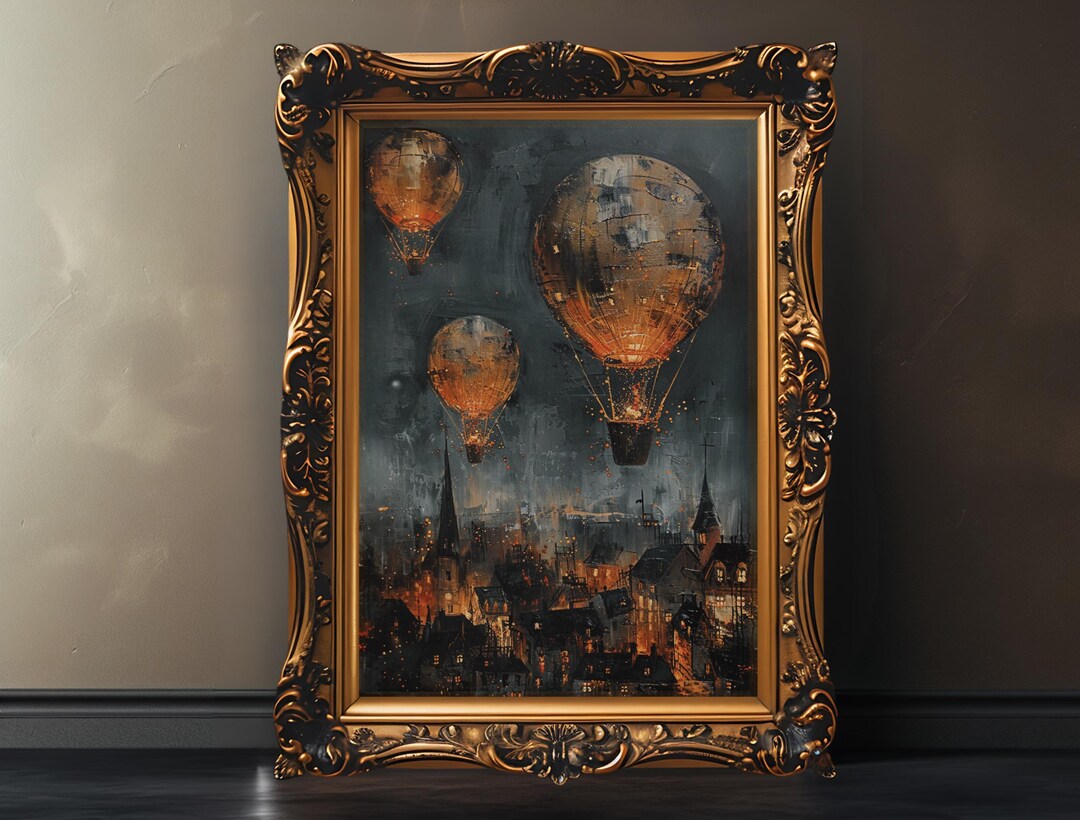 Dark Vintage Print Art for Wall Decor, Moody Print, Modern Dark ...