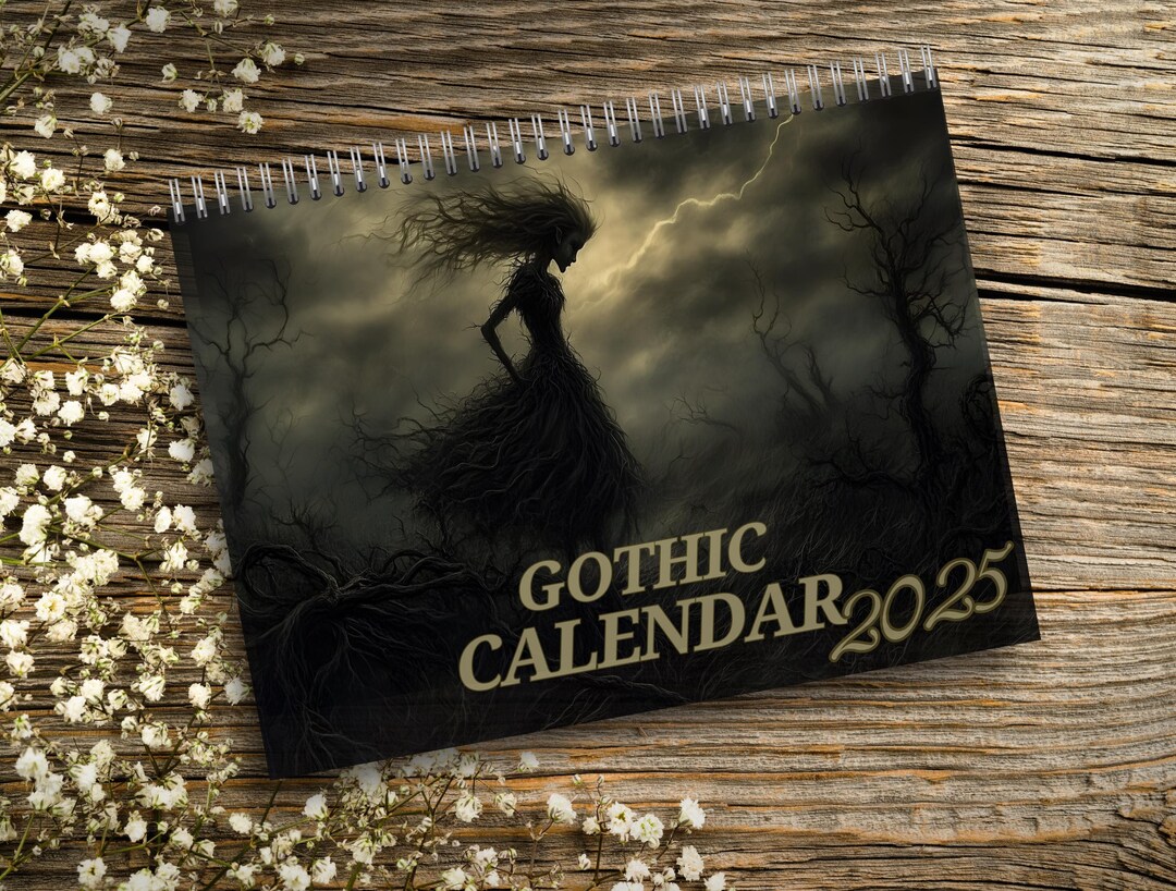 Eerie Victorian Gothic Calendar 2025 - Dark Art Monthly Planner, Spooky ...