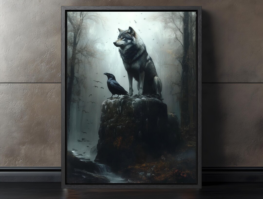 Gothic Wall Art Dark Academia Decor Dark Vintage Decor Spooky Home ...