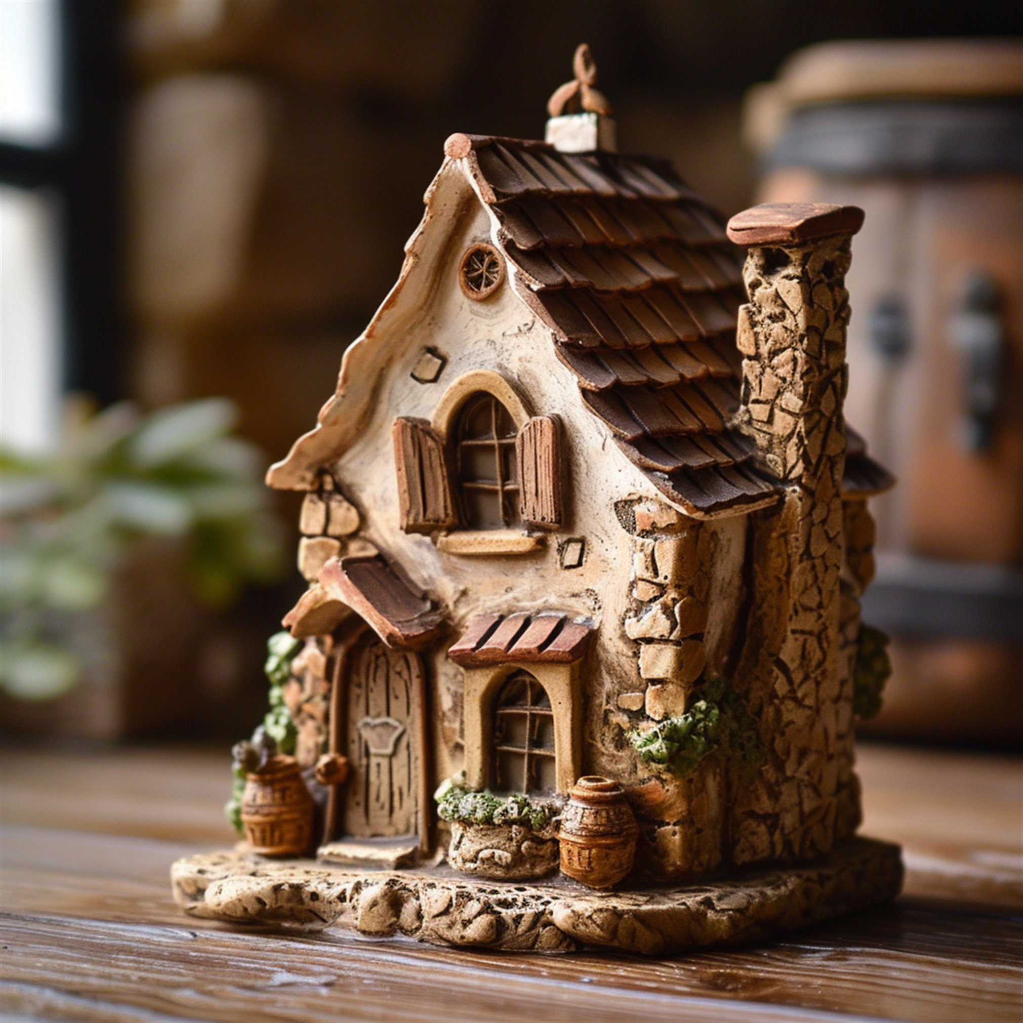 Whimsical Clay Miniature Homes for Expression - Etsy
