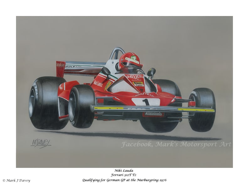 Niki Lauda in His Ferrari 312 T2. Relive His Epic Battle With James ...