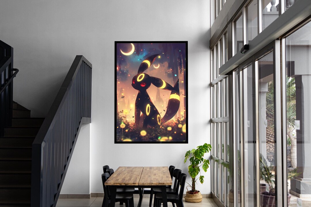 Umbreon, Pokemon, Anime Poster, Printable Wall Art, Home Decor, Cute - Etsy