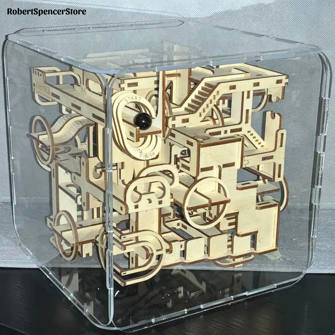 Marble Labyrinth & Wooden Puzzle Game: Pro 3D - Etsy
