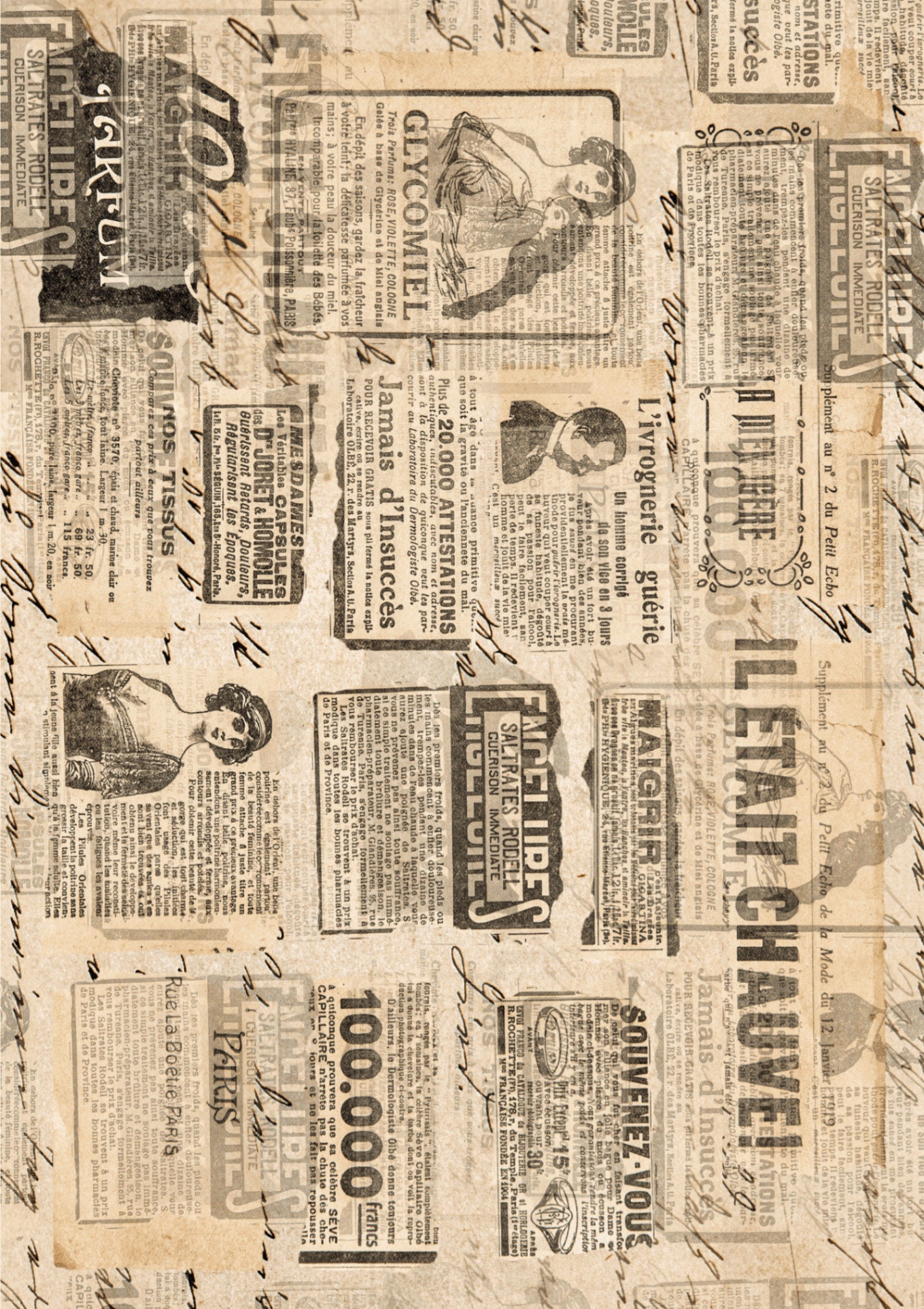 Newspaper Backdrop,50x75cm,vintage Photo Background,vinyl Backdrops ...