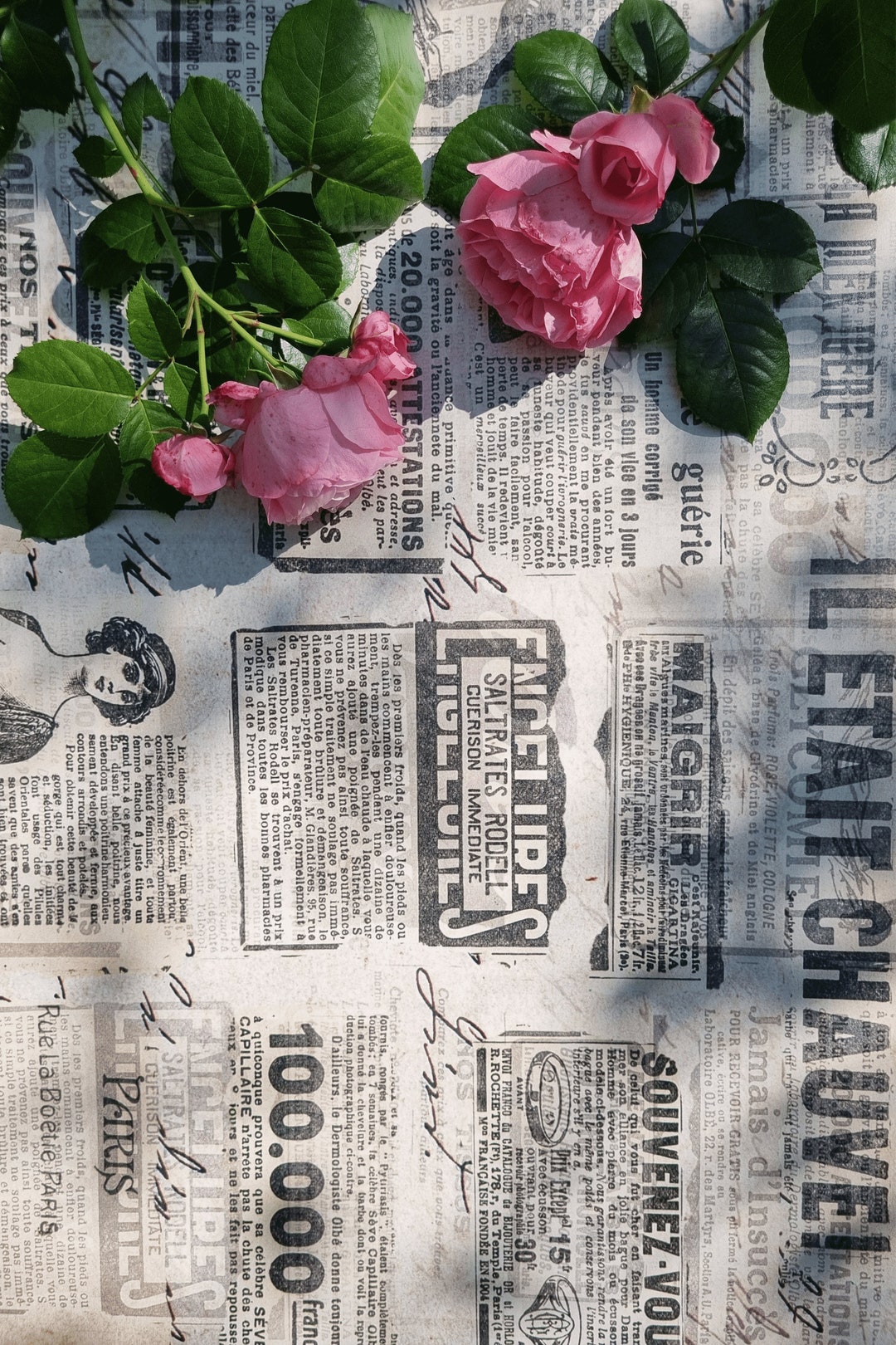Newspaper Backdrop,50x75cm,vintage Photo Background,vinyl Backdrops ...