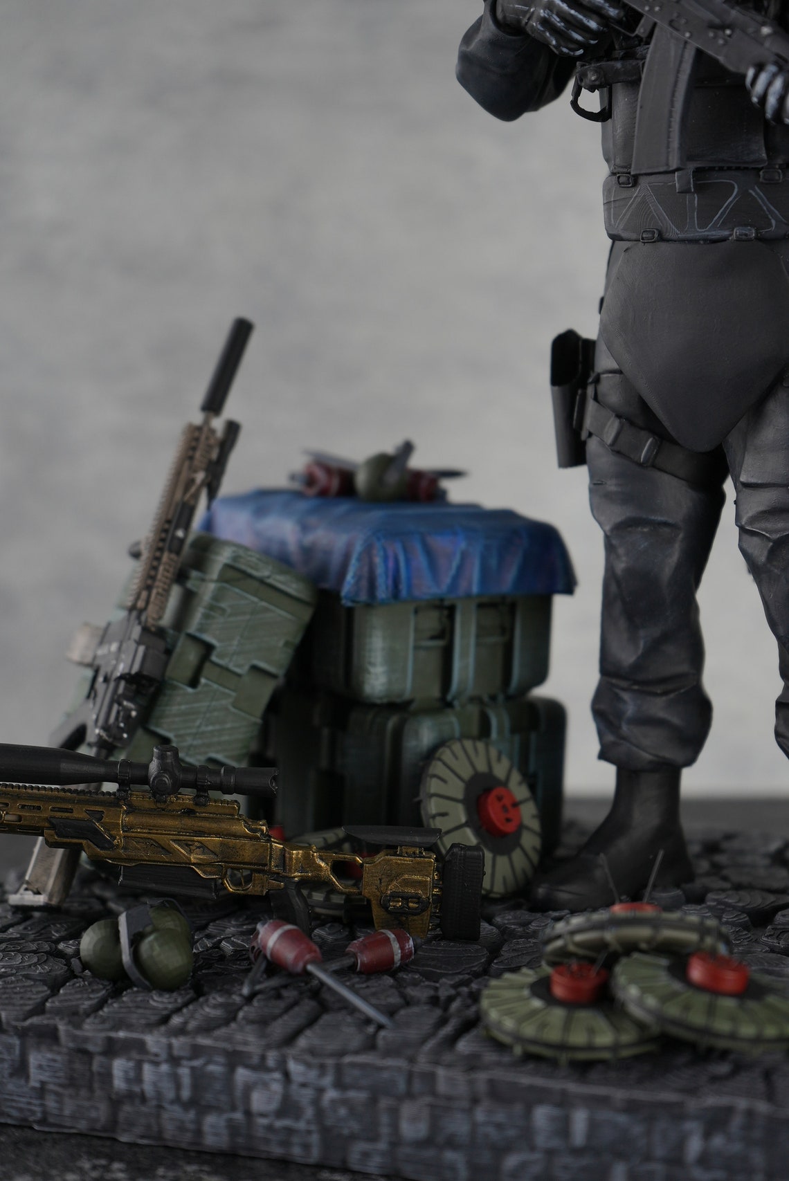 Call of Duty Warzone Ghost Azrael Skin Operator Figure - Etsy UK