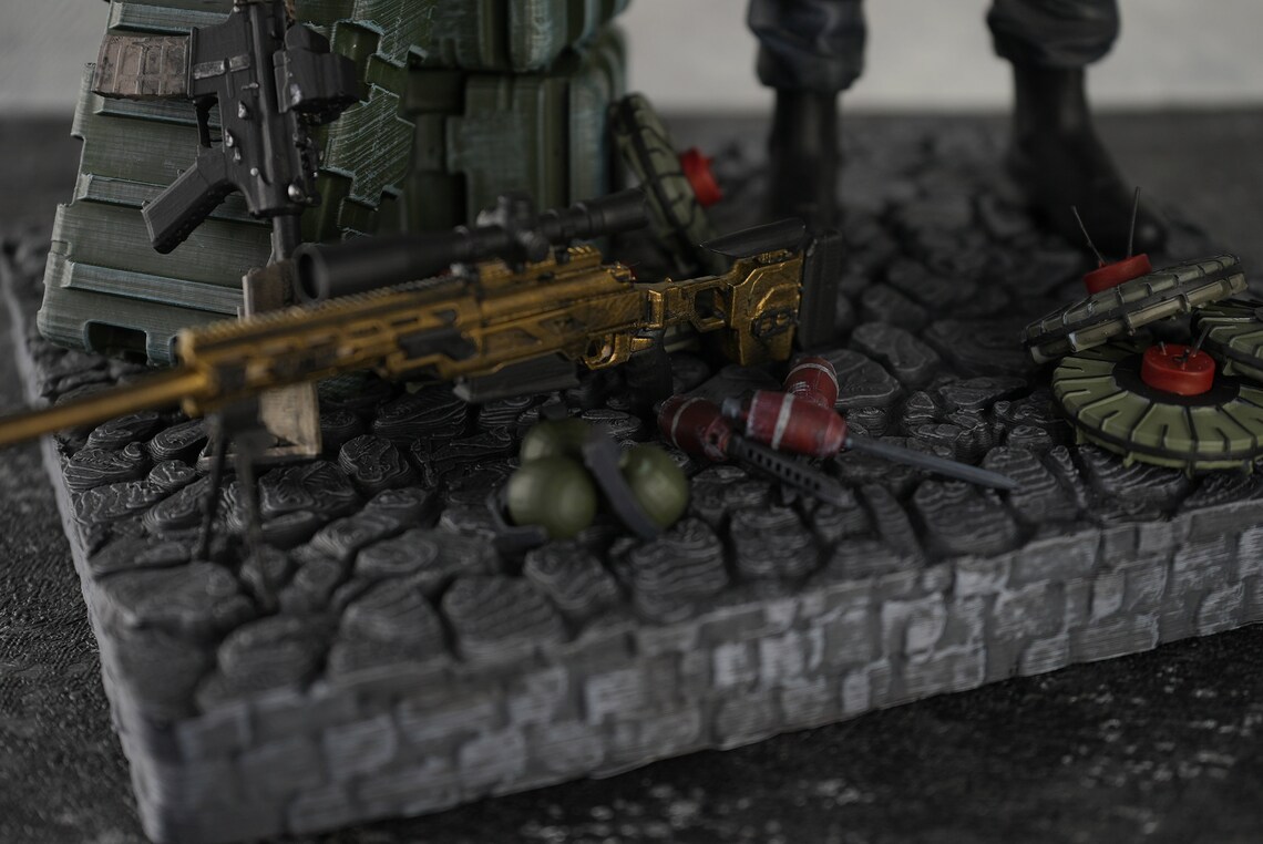 Call of Duty Warzone Ghost Azrael Skin Operator Figure - Etsy UK