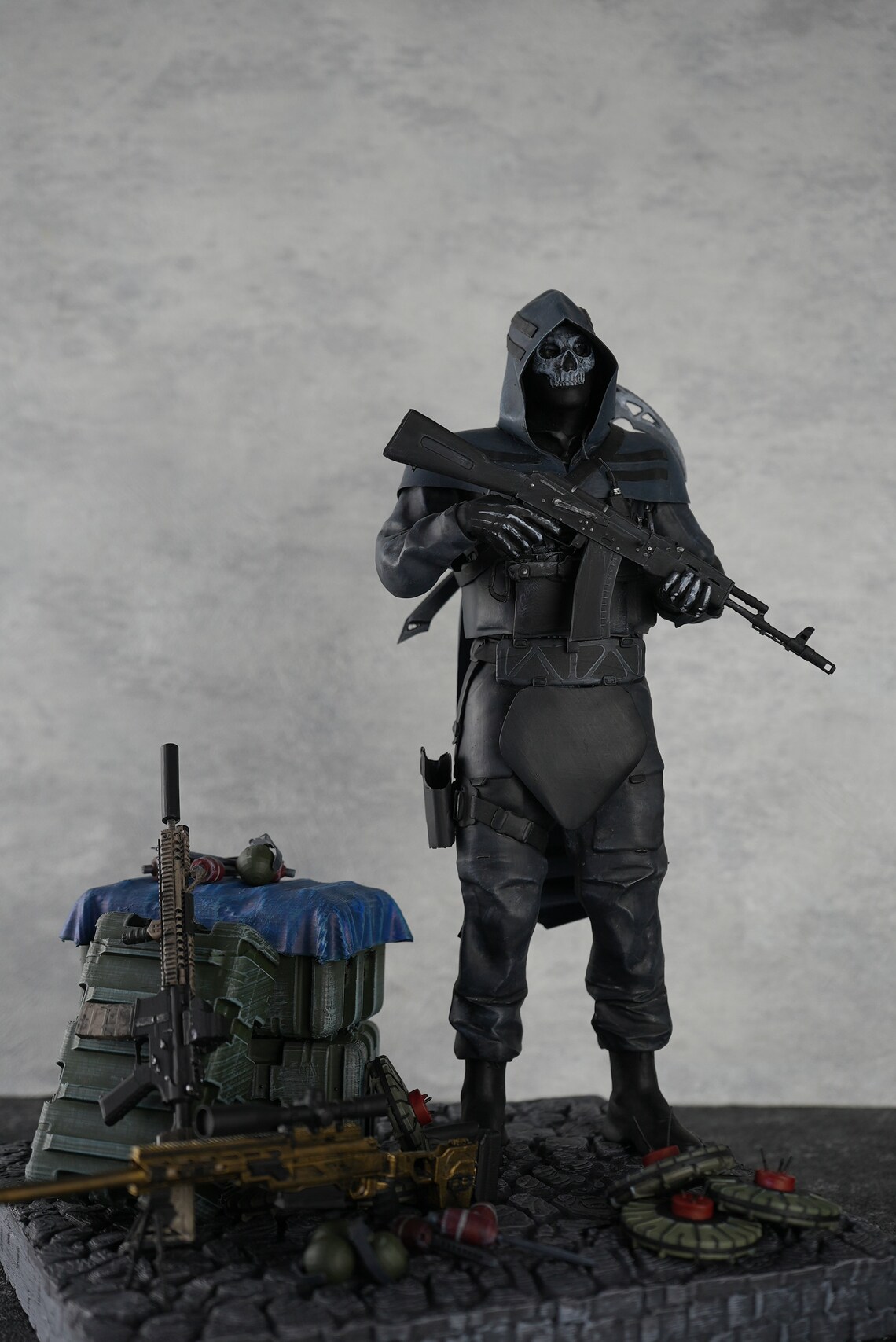 Call of Duty Warzone Ghost Azrael Skin Operator Figure - Etsy UK