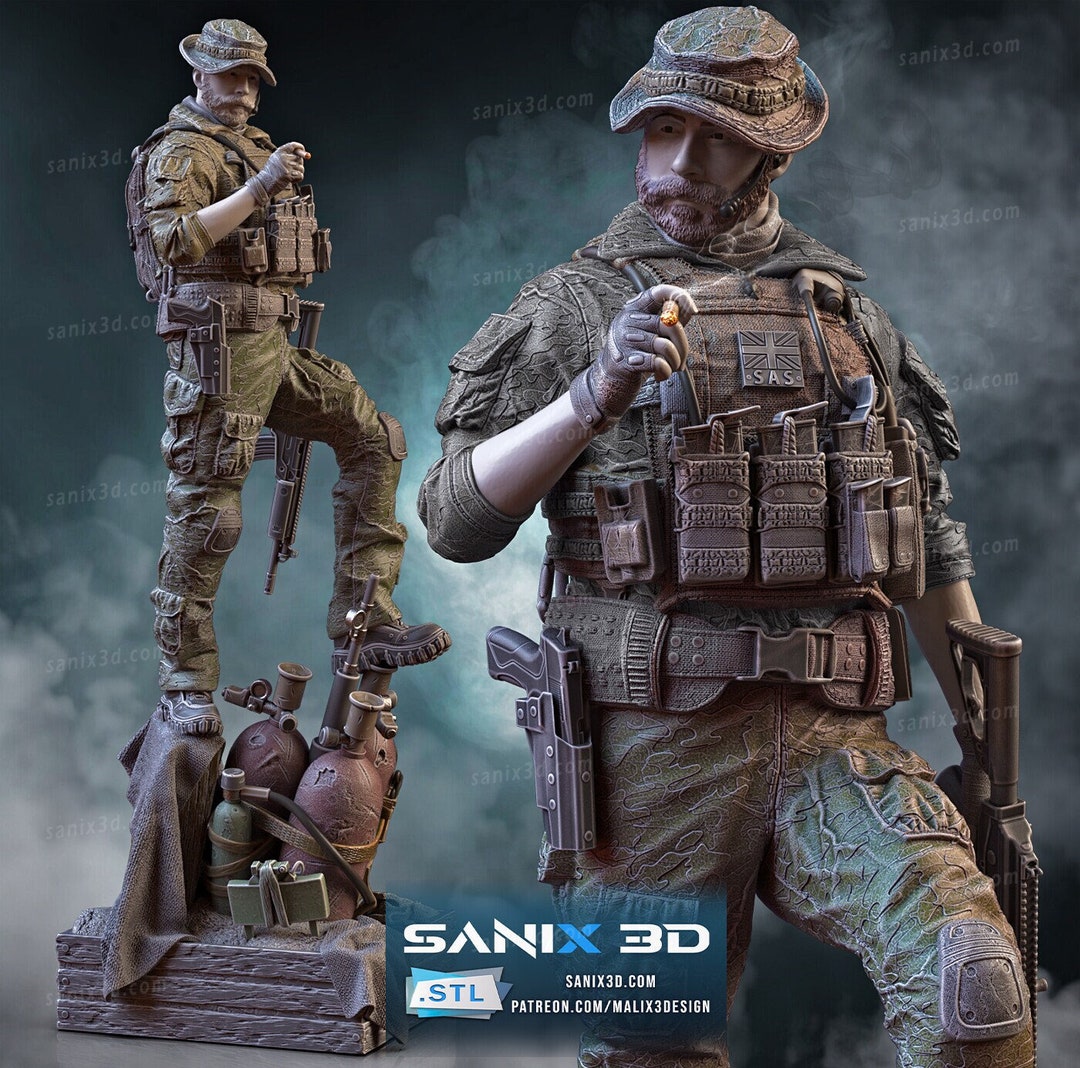 Call of Duty Warzone Captain Price Collectible Figure Captain Price ...