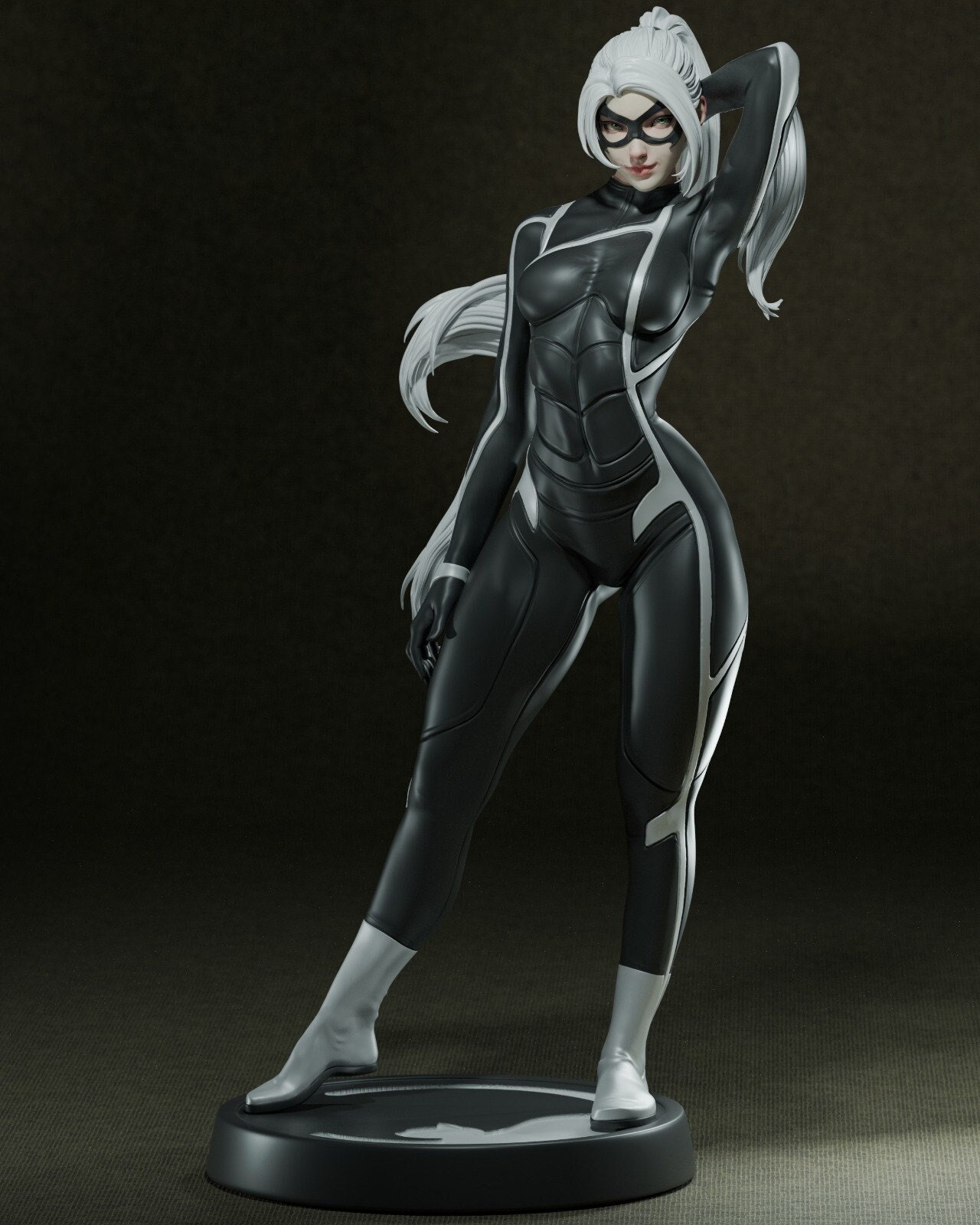 Black cat figurine marvel store