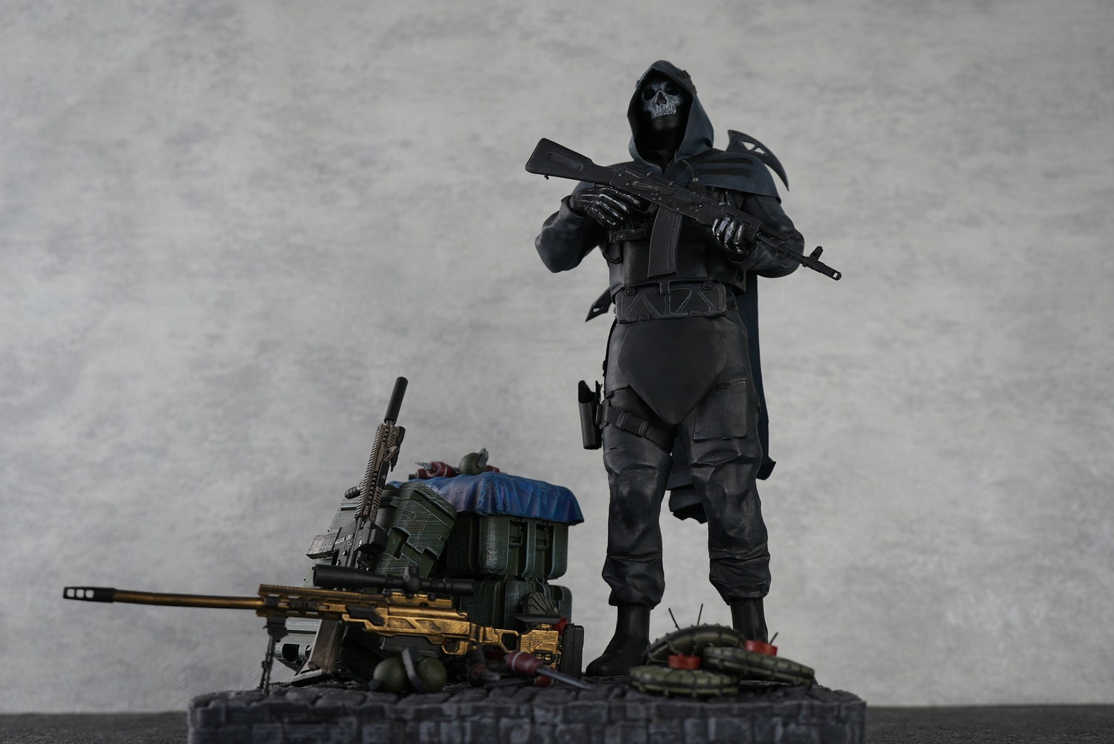Call of Duty Warzone Ghost Azrael Skin Operator Figure - Etsy UK