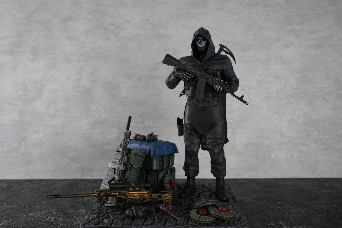 Call of Duty Warzone Ghost Azrael Skin Operator Figure - Etsy UK