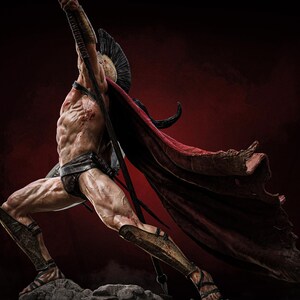 Premium Leonidas Statue / Leonidas Collectible Figure / 300 Spartans ...