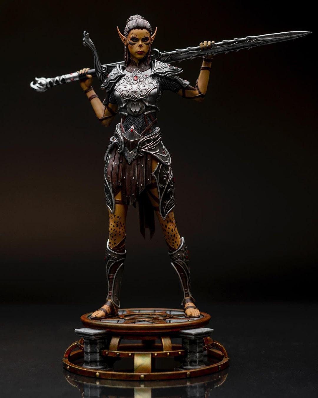 Laezel Baldurs Gate 3 Statue Laezel Figure Baldurs Gate Figure Baldurs ...