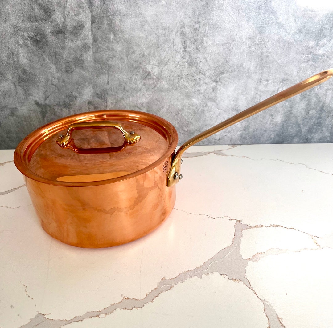 Mauviel Copper Triple Ply Sauce Pan Made in France for Williams Sonoma ...