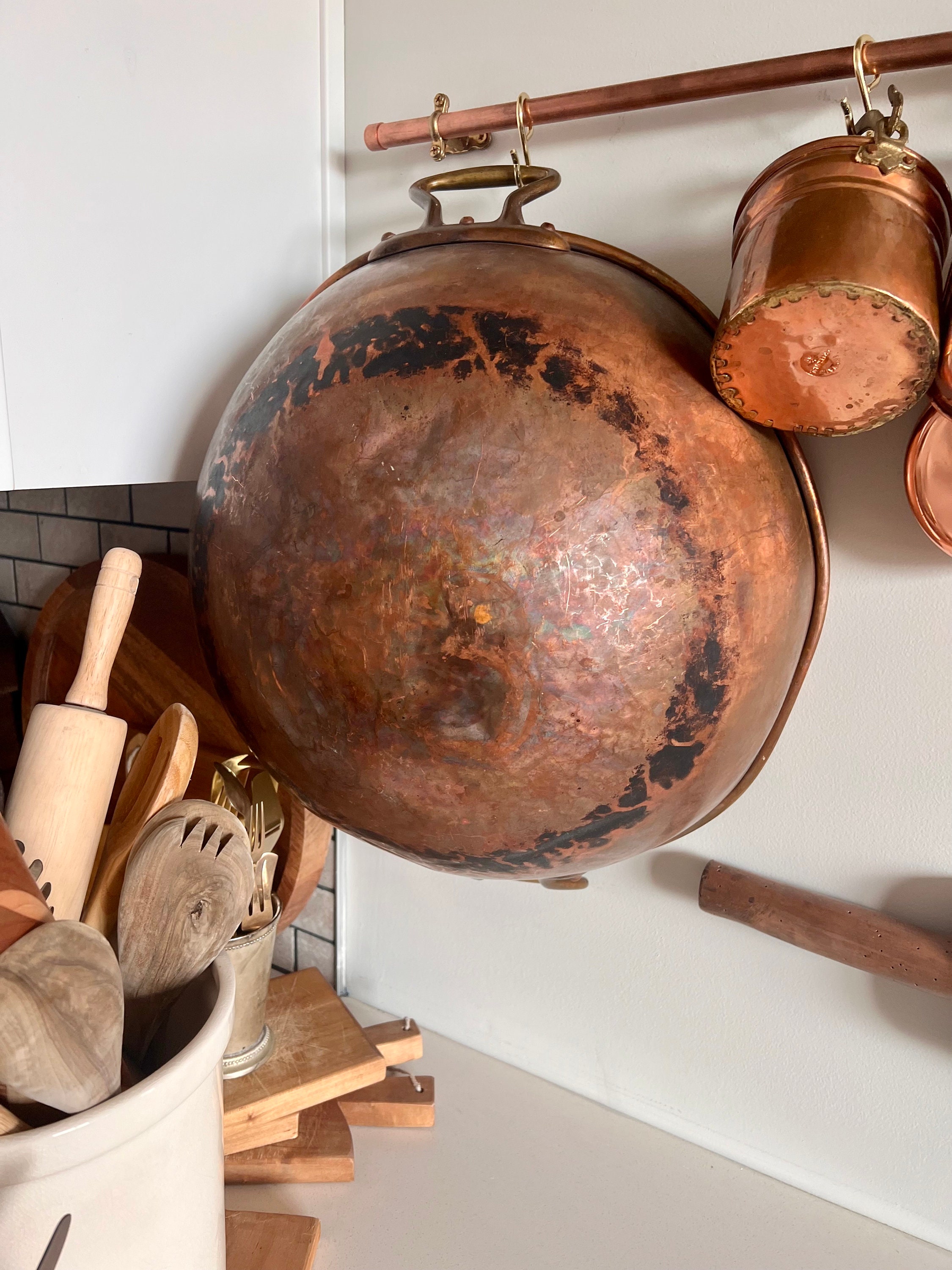 Large Copper Chocolate Pot From France - Etsy