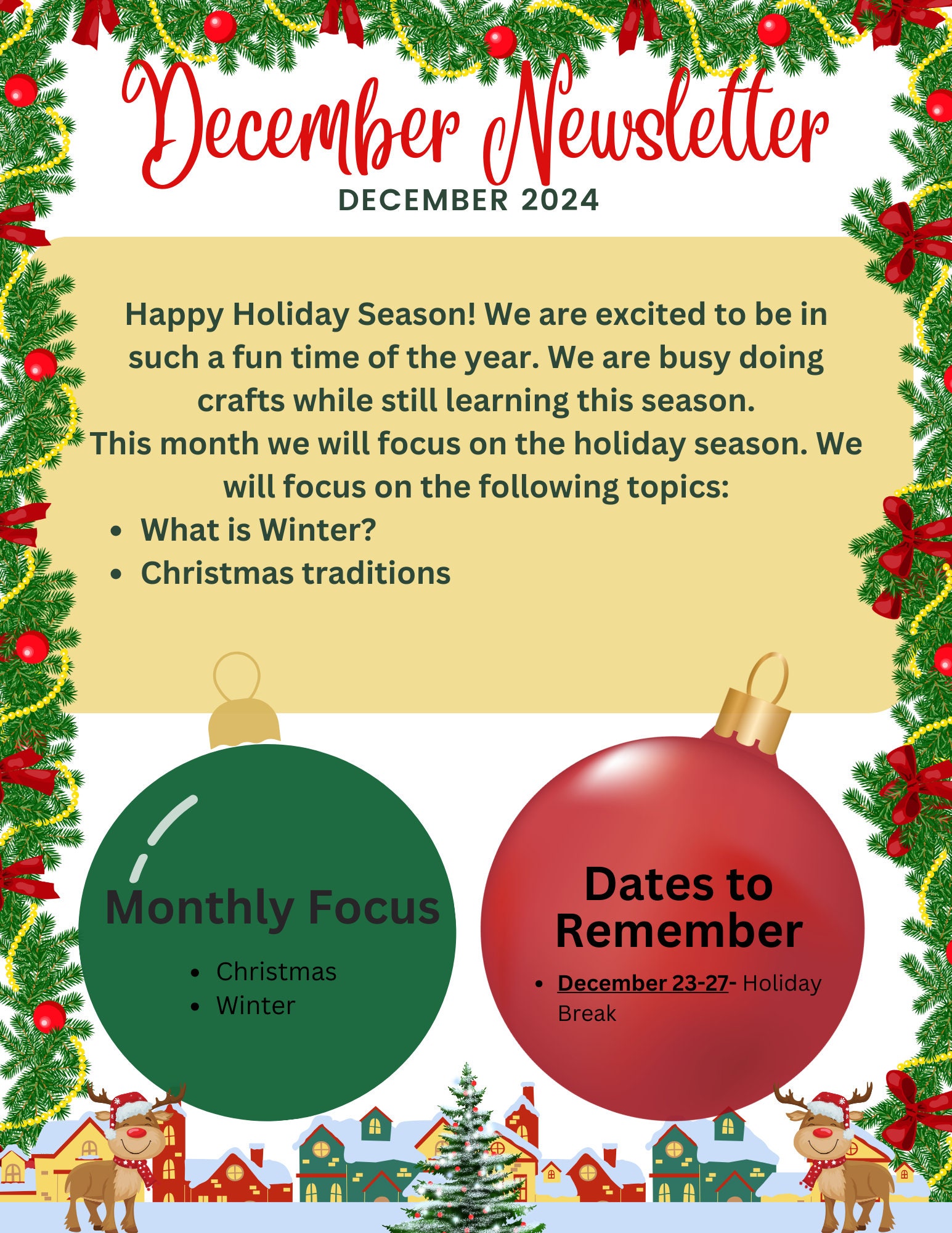 Classroom Themed Monthly Newsletters - Etsy