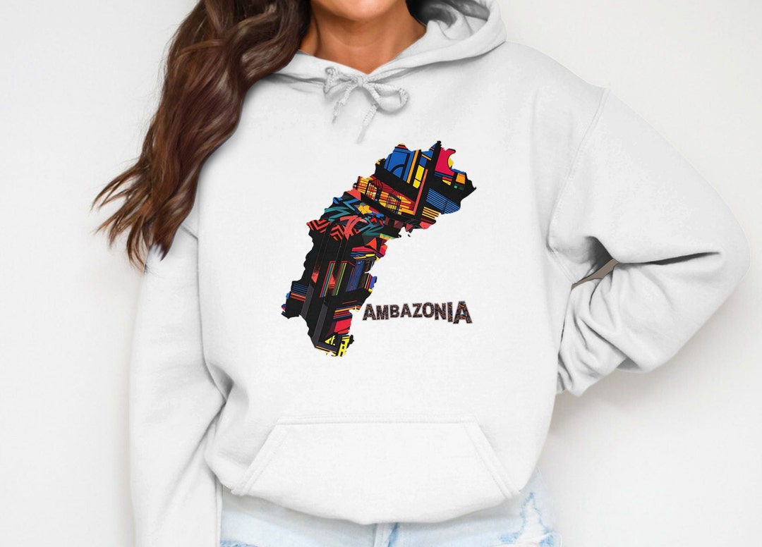Ambazonia Map Design Hoodie, Unique Cultural Hoodie, Graphic Hoodie ...