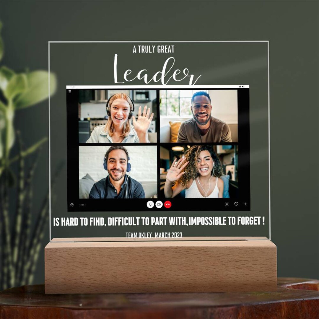 Personalized A Sign of a Good Leader Desk Sign Plaque, Gandhi Quote ...