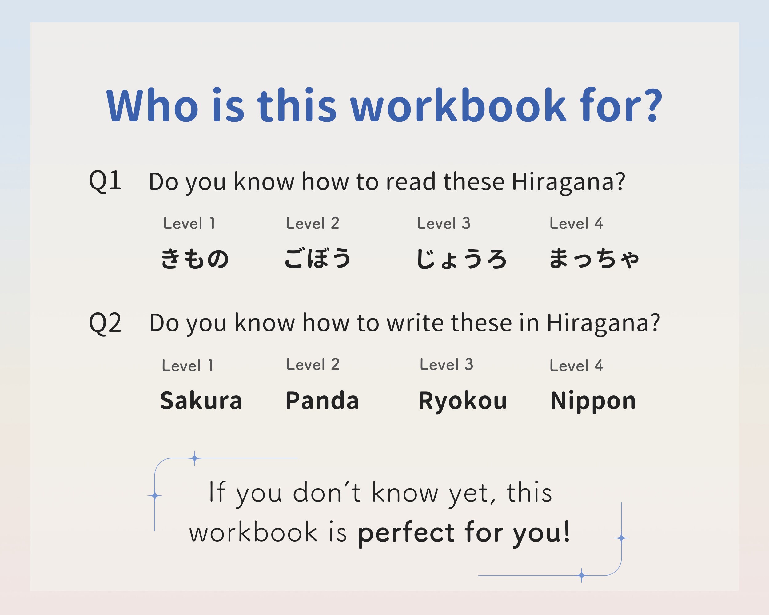 Japanese Hiragana Writing Practice Workbook - Etsy
