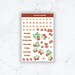 Strawberry Monthly Bullet Journal Sticker, Monthly Planner Stickers ...