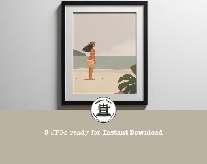 RETRO Aloha Nui Loa Typography Poster, Vintage Hawaiian Wall Art ...
