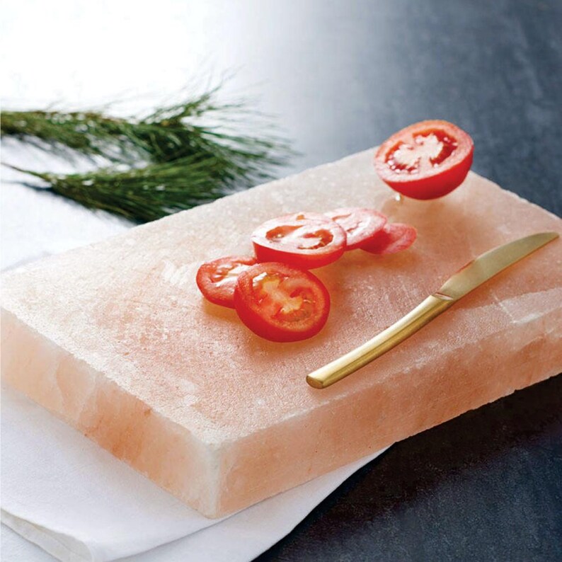 Pink Salt Cooking Plate for Grilling BBQ Serving Cutting Salt Block ...