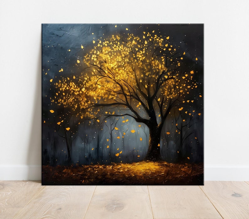 The Tree of Life Artwork Print on Canvas Trendy Wall Art Modern Wall ...