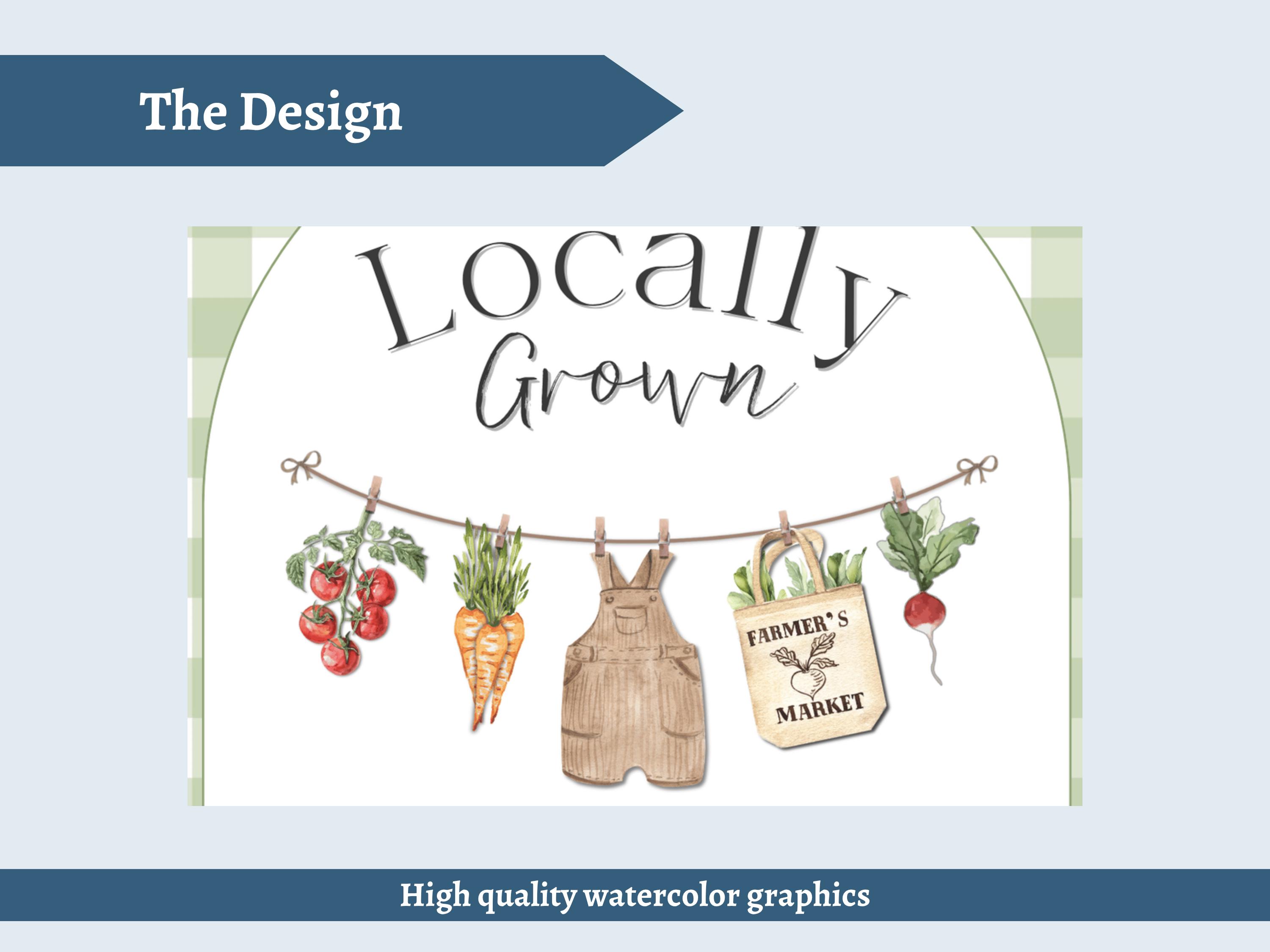 Locally Grown Baby Shower Invitation: Clothesline Theme (digital ...